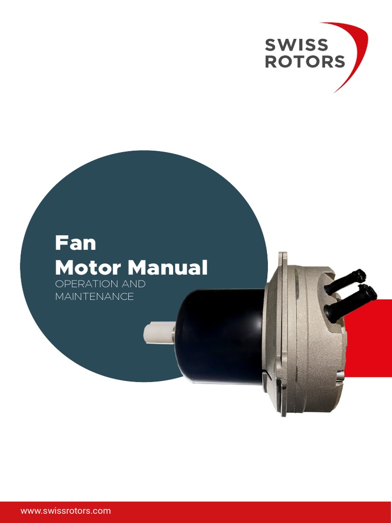 Fan Motor Manual: Operation and Maintenance | Download Free PDF ...