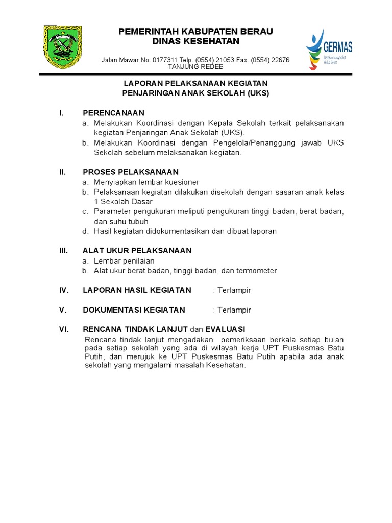 LPK Dan LHK SD Ampen Medang | PDF