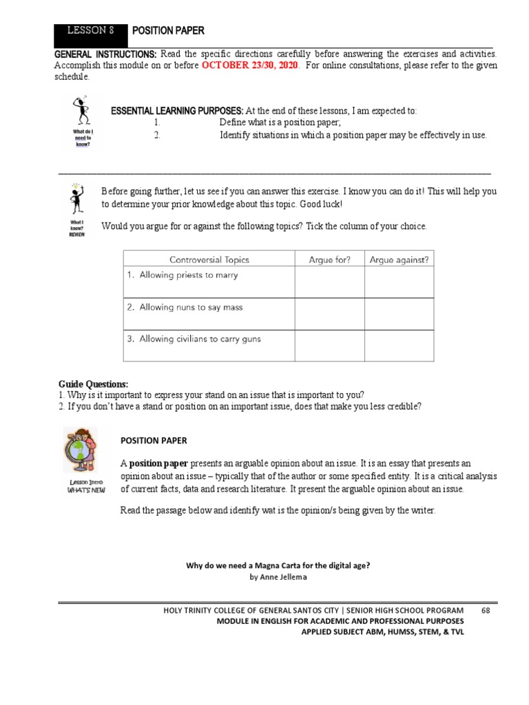 WEEK 5 EAAP Position Papers | PDF | World Wide Web | Internet & Web