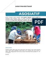 Materi Bentuk Interaksi Asosiatif Dan Disosiatif | PDF