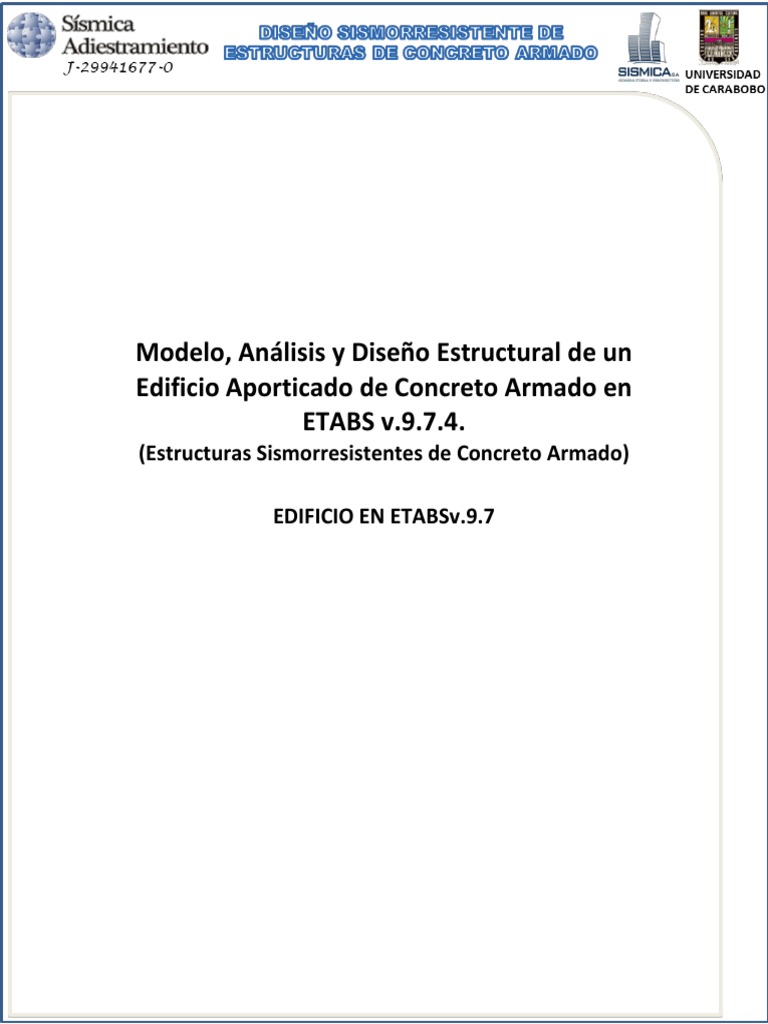 DOEST - M5 - Tema2 - Modelo, Analisis y Diseño Estructural de Un Edificio Aporticado de Concreto ...