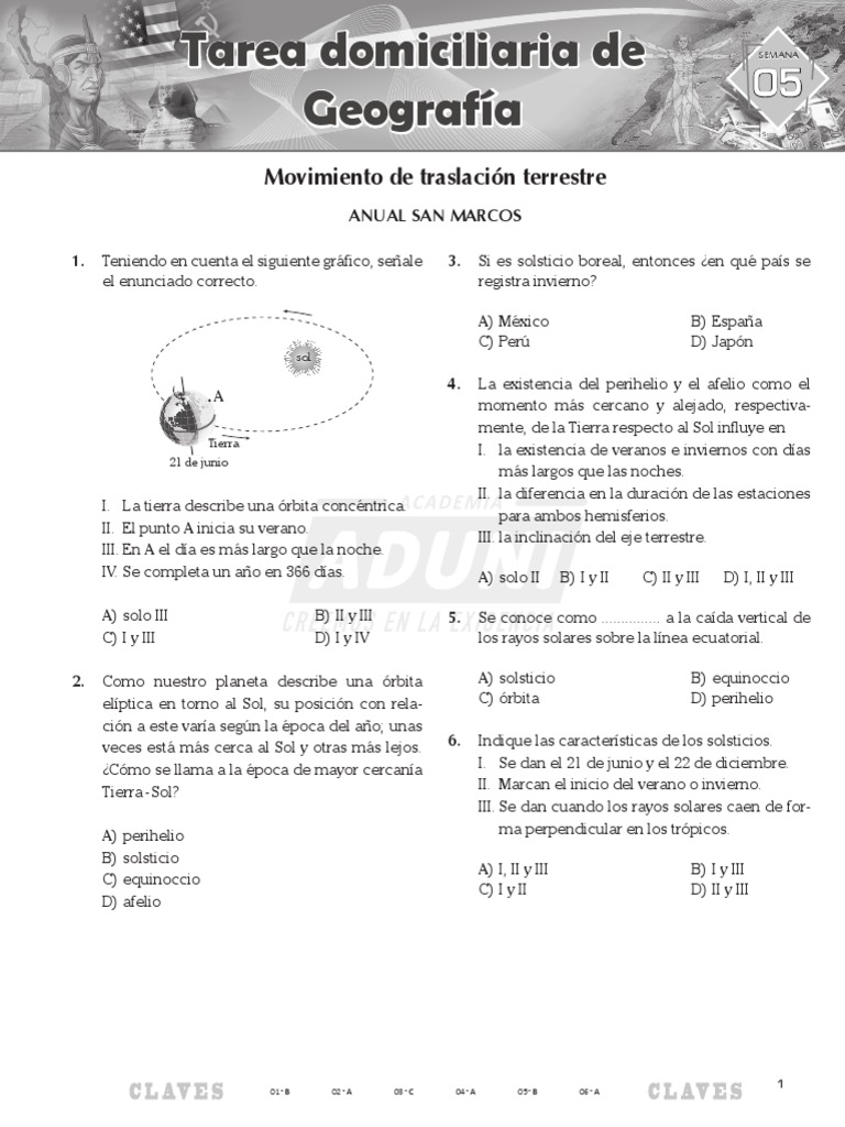 D ASM Sema5 Dom | PDF | Mecánica celeste | Astronomía