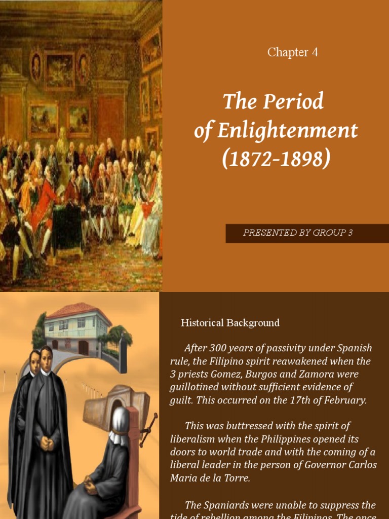 The Period of Enlightenment (1872-1898) : Presented by Group 3 | PDF ...