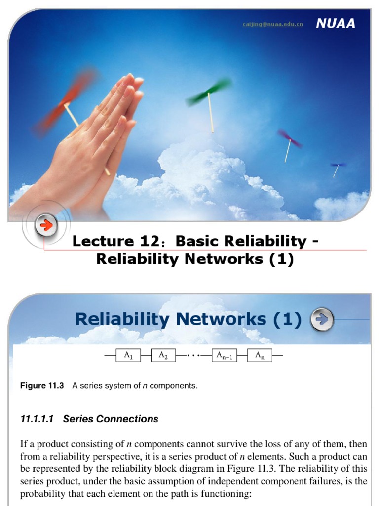 Basic Reliability - Reliability Networks | PDF