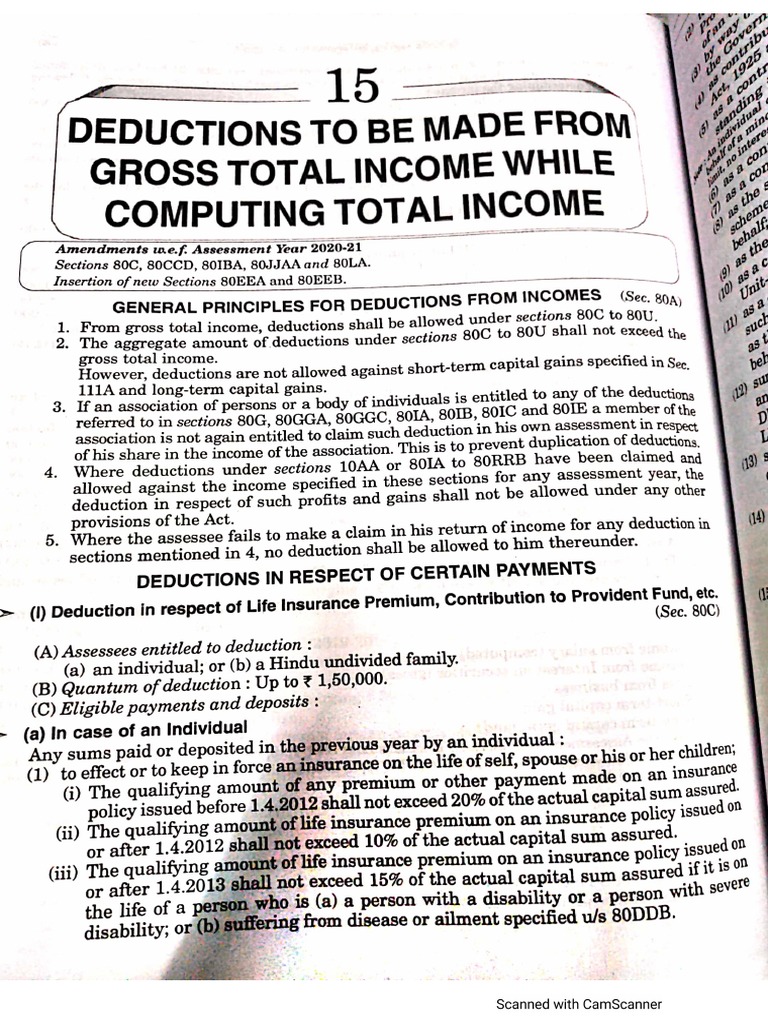 Unit-4 Income Tax | PDF