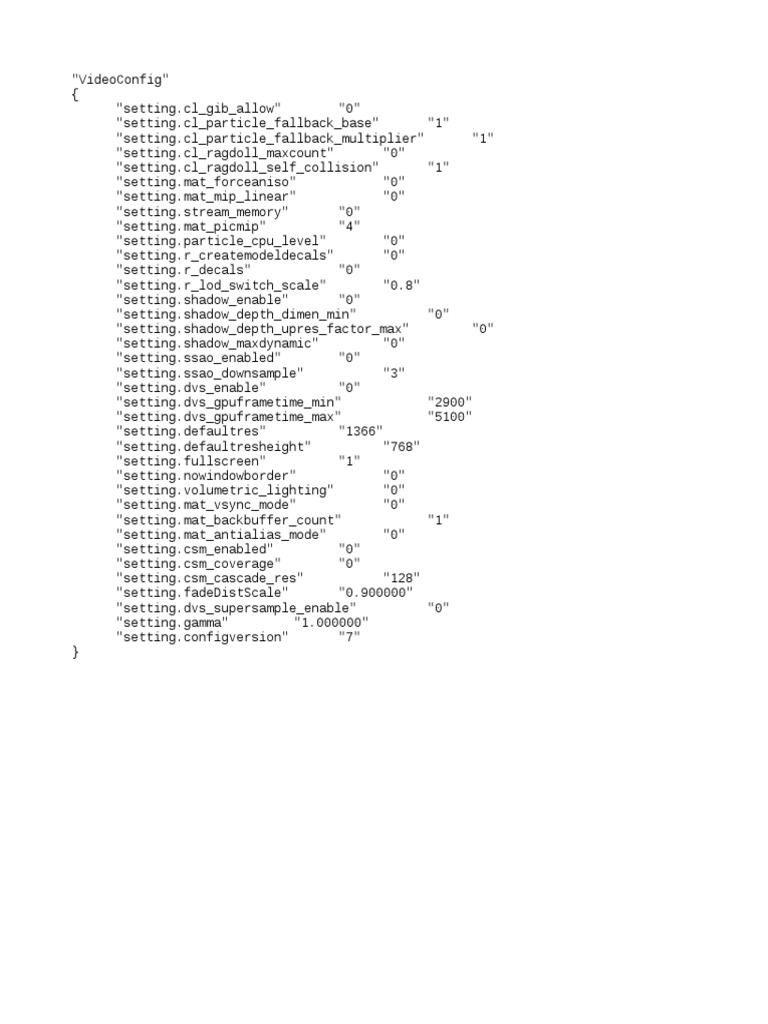 Apex VideoConfig Settings Overview | PDF | Teaching Methods & Materials ...