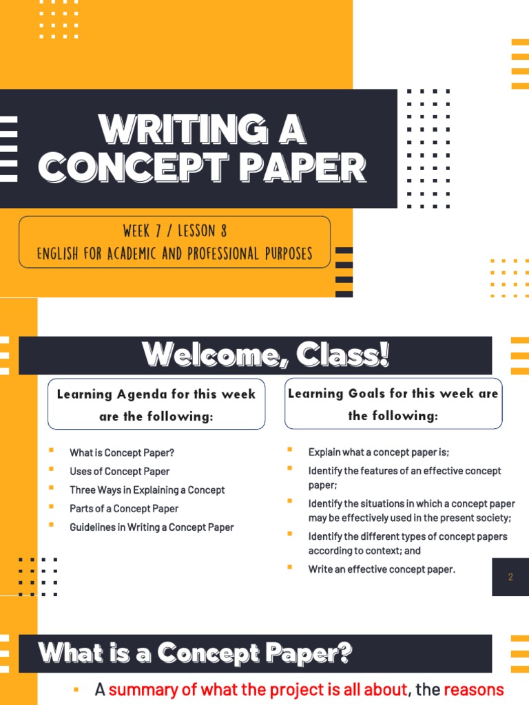 Understanding Concept Papers: Guide | PDF | Definition | Concept