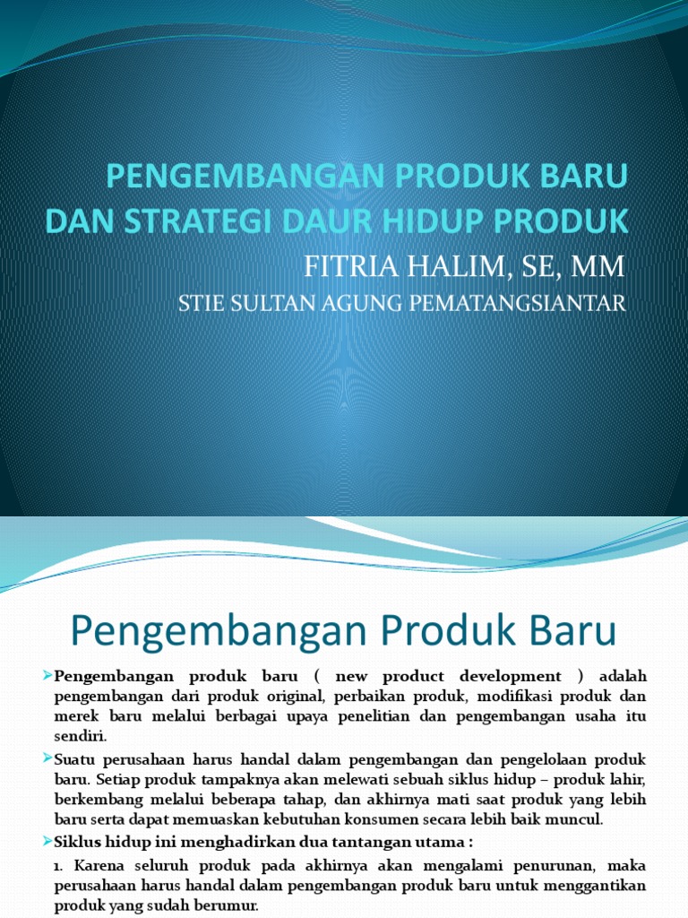 Bab 9 Pengembangan Produk Baru | PDF | Karier & Perkembangan | Bisnis