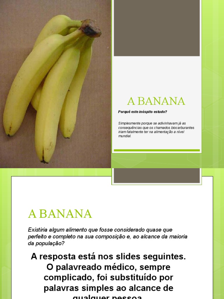 A Banana | PDF | Banana | Vitamina