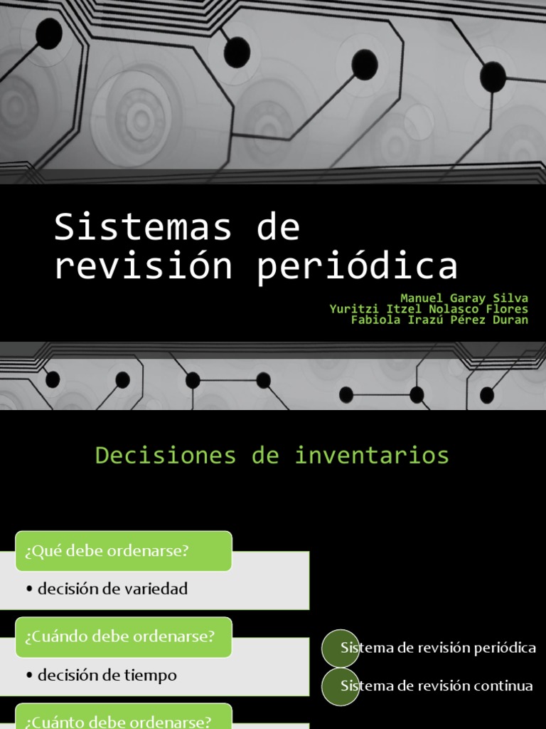 Sistema de Revisión Periódica | PDF | Inventario | Contabilidad de gestión