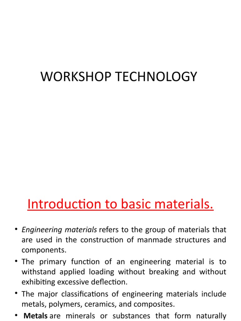 Workshop Technology | PDF | Annealing (Metallurgy) | Welding