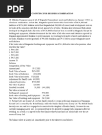 Business Combination by Dayag | PDF | Book Value | Goodwill (Accounting)