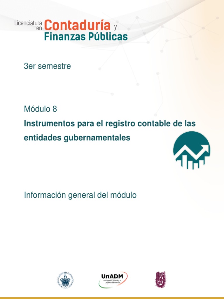 M8 Informacion General Del Modulo | PDF | Contabilidad | Evaluación