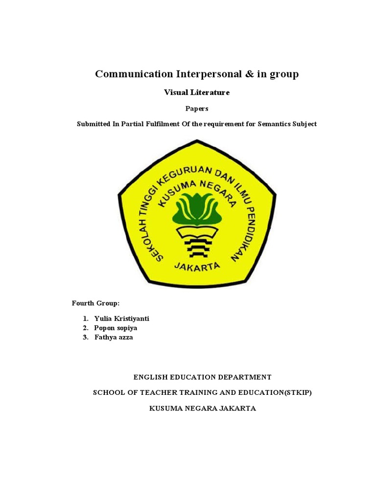 Communication Interpersonal Papers | PDF | Interpersonal Communication ...