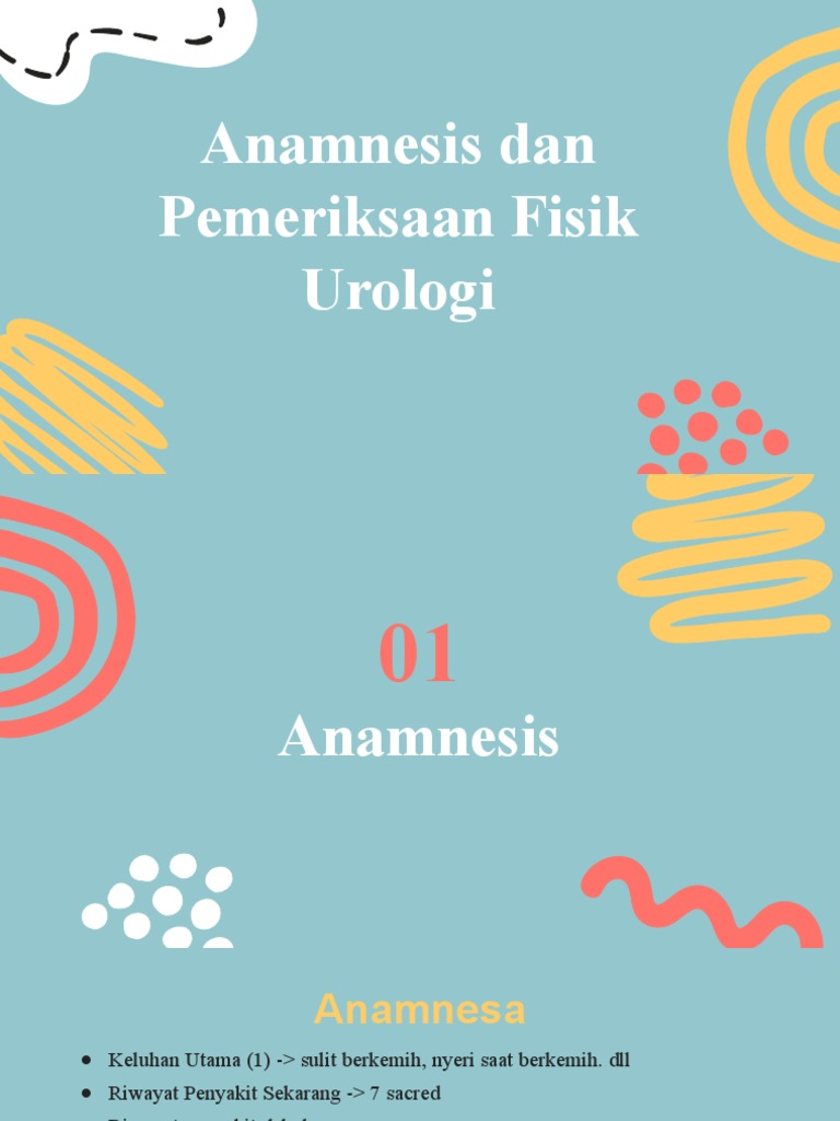 Anamnesis Dan Pemfis Urologi | PDF
