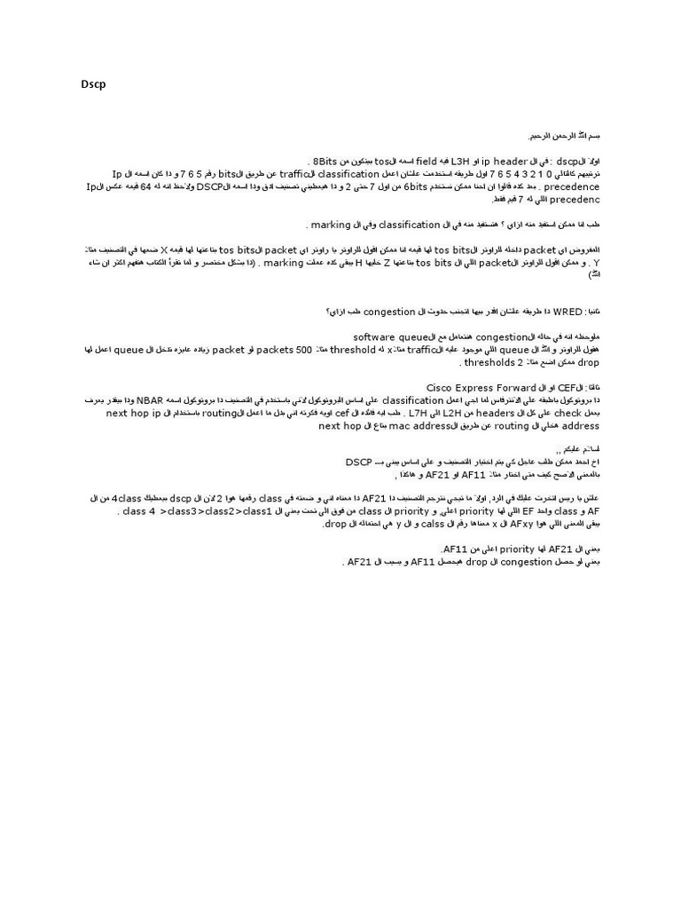 Dscp Pdf