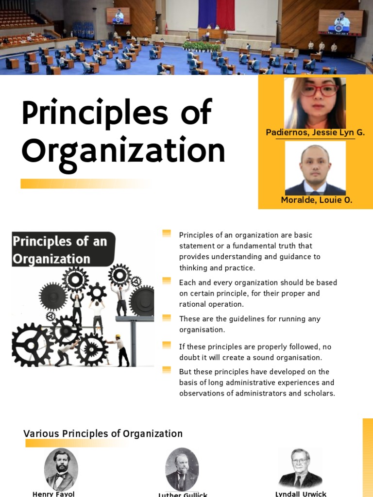 Organizational Principles Guide | PDF | Business | Leadership