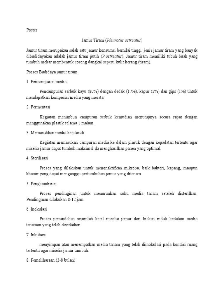 Bahan Poster HHBK | PDF