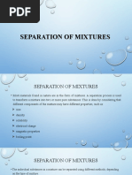 Separating Mixtures PowerPoint | PDF | Liquids | Mixture