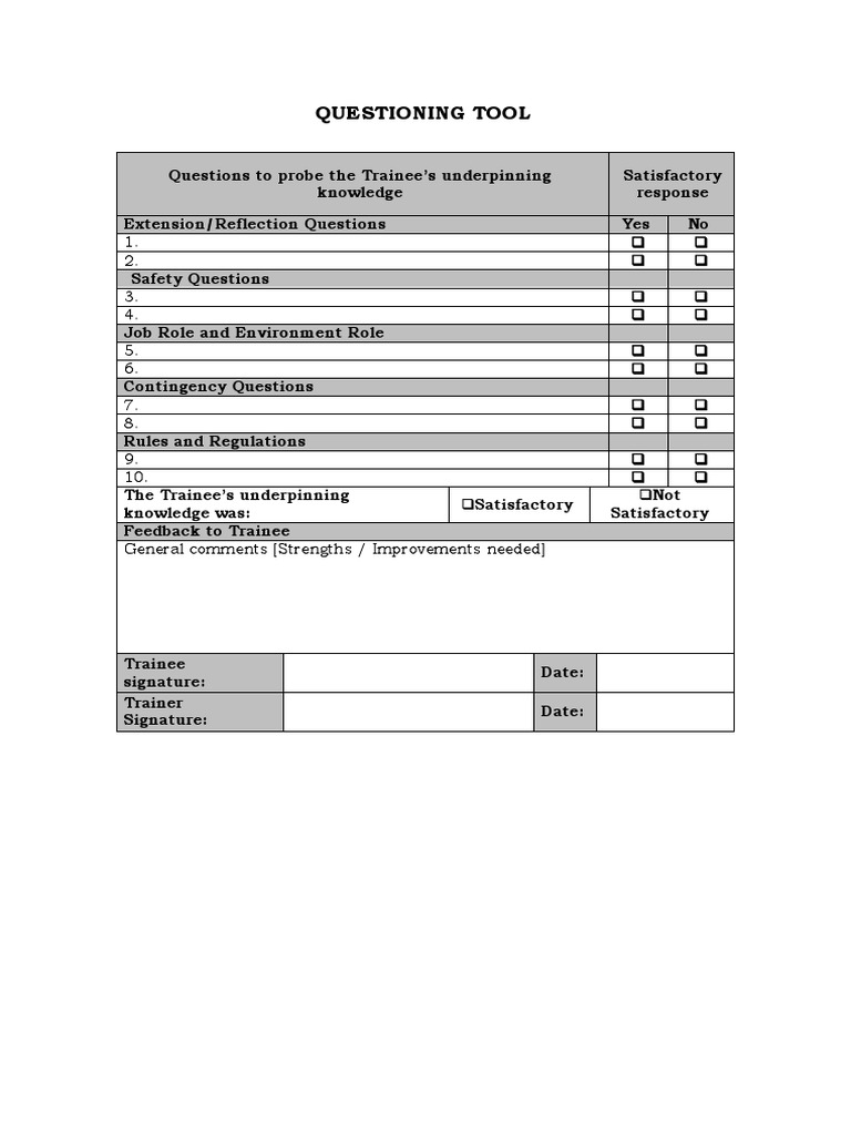 Oral Questioning With Model Answer | PDF