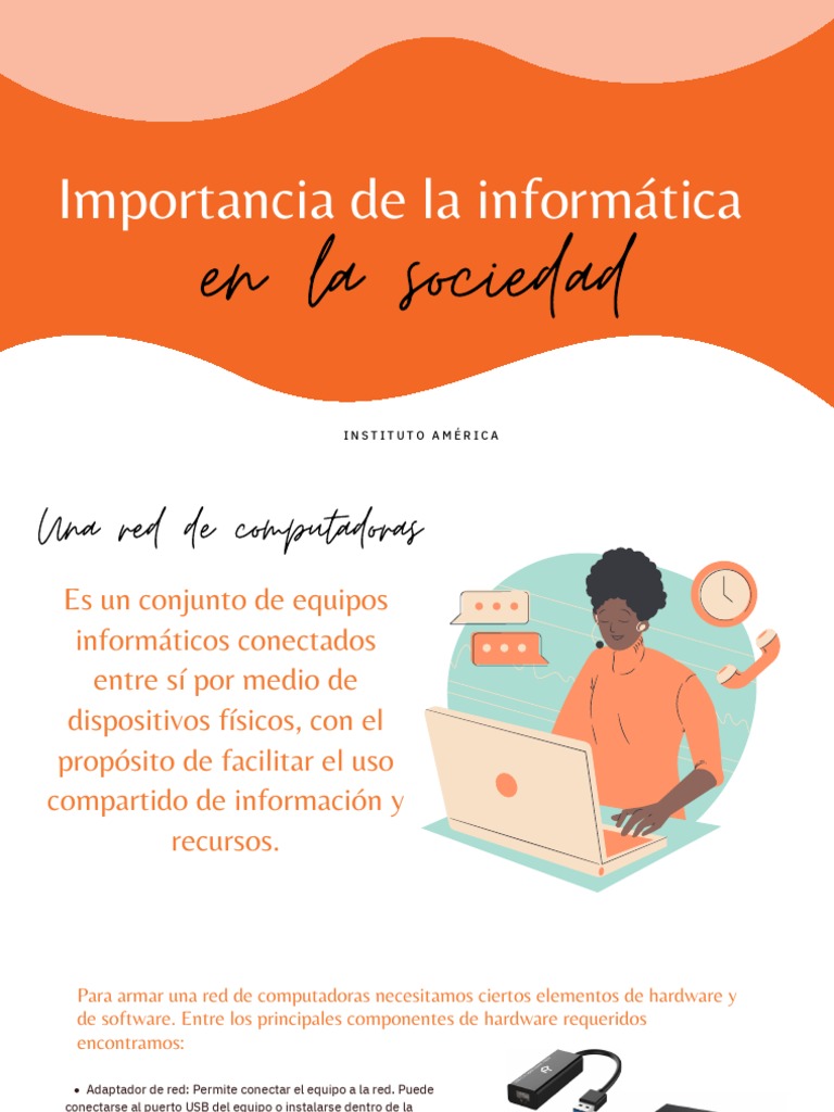 Importancia de La Informática | PDF | Red de computadoras | Internet