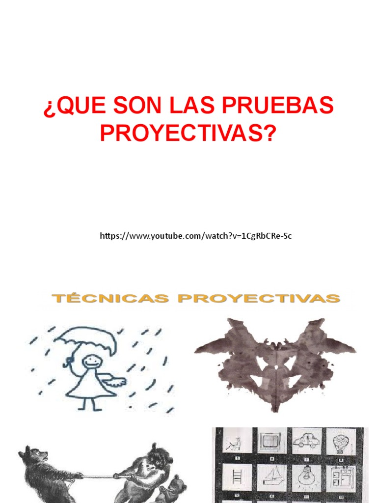 Psicología Forense - Qué Son Las Pruebas Proyectivas | PDF | Sicología | Cognición
