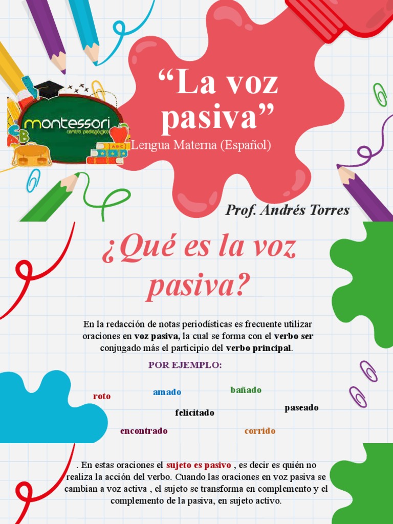 La Voz Pasiva | PDF