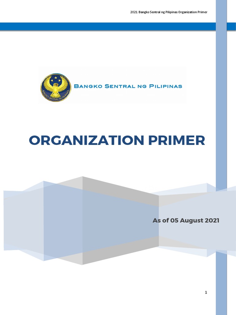 BSP Org Primer | PDF | Monetary Policy | Money Laundering