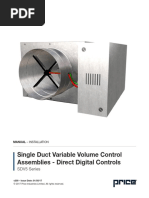 SDV Series VAV Control Installation Manual | PDF | Duct (Flow) | Equipment