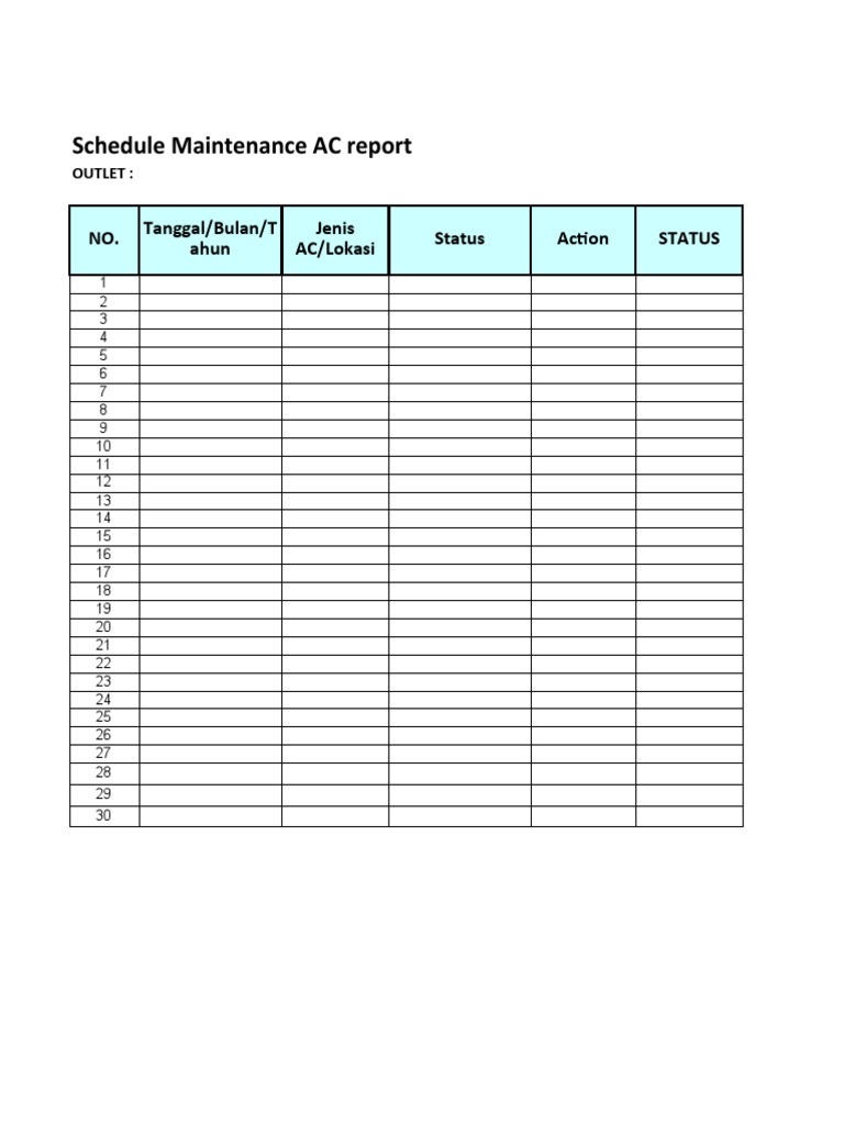 Form Report Outlet | PDF