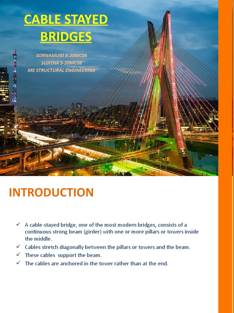 Cable Stayed Bridges | PDF | Structural Engineering | Civil Engineering