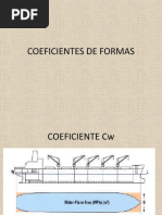 Ship Form Coefficients Explained | PDF | Hull (Watercraft) | Area