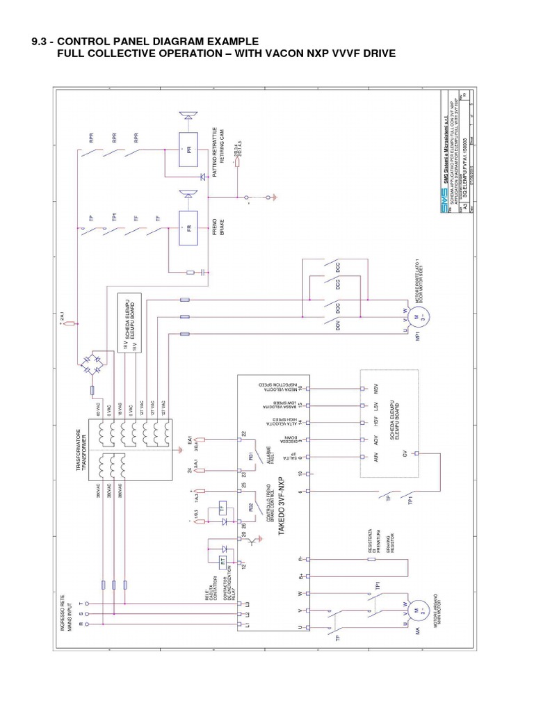 9.3 - Control Panel Diagram Example Full Collective Operation - With ...