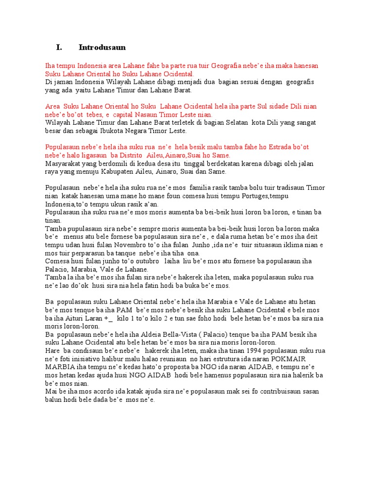 Tantangan Air di Lahane | PDF