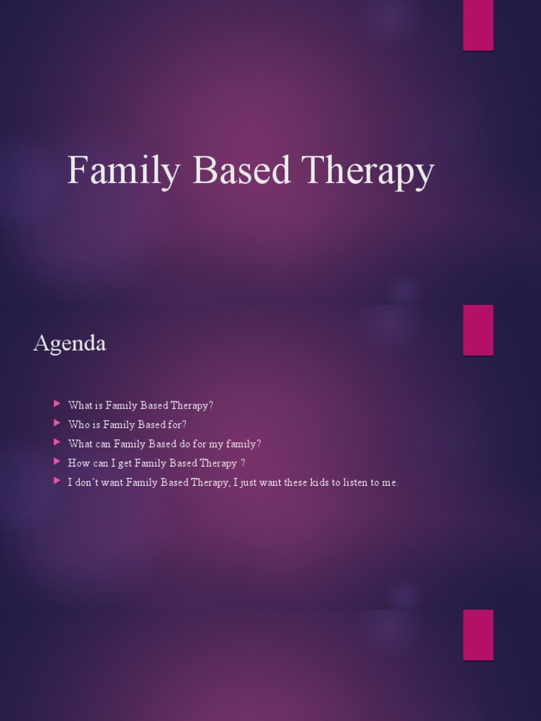 Family Based Therapy Presentation | Download Free PDF | Mental Health ...