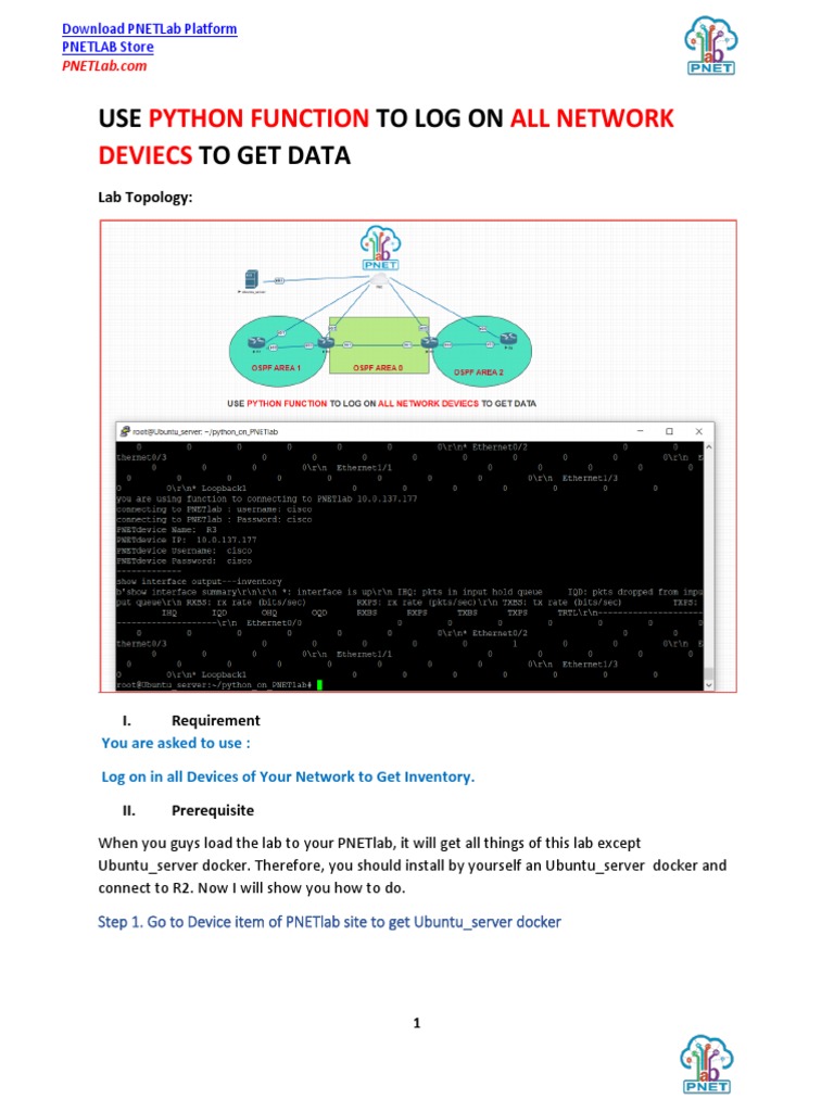 Use Python Function To Log On All Network Deviecs To Get Data | PDF | Sudo | Computer File