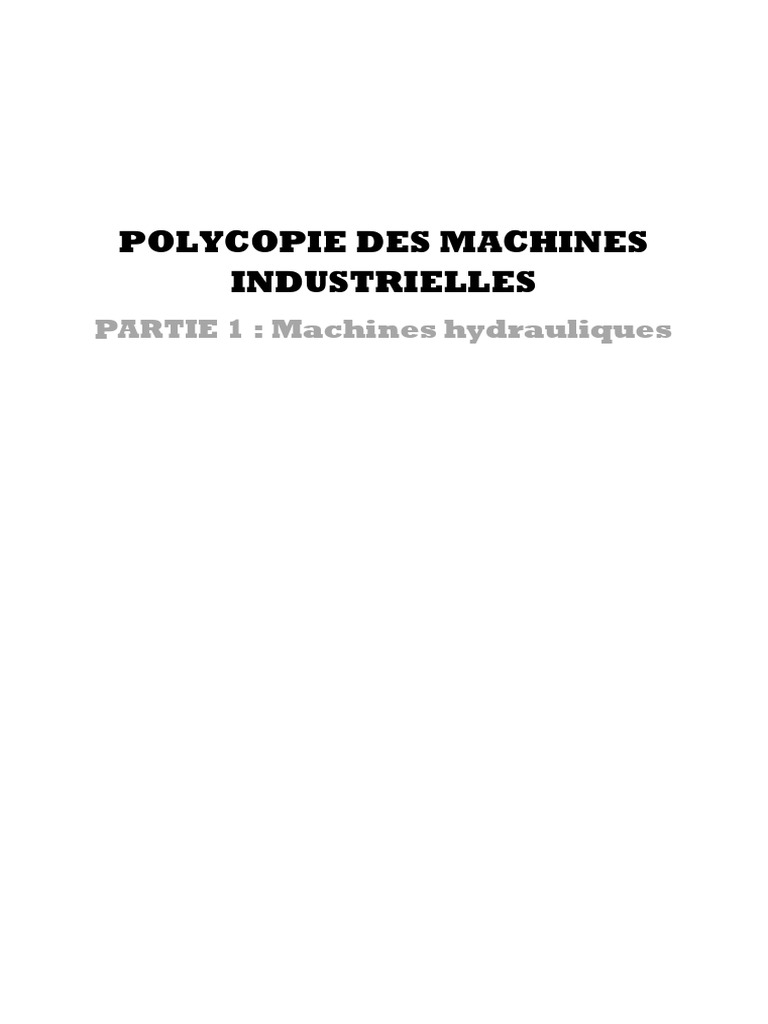 Polycopie Mi Part1 | PDF | Pompe | Piston
