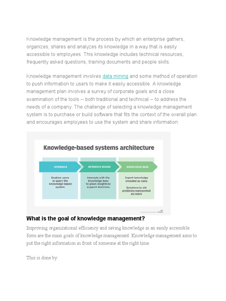 Effective Knowledge Management Strategies | PDF | Knowledge Management ...