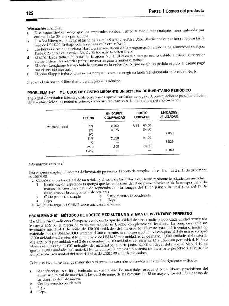 Practica de Inventario Equivalente Al 2do Parcial | PDF