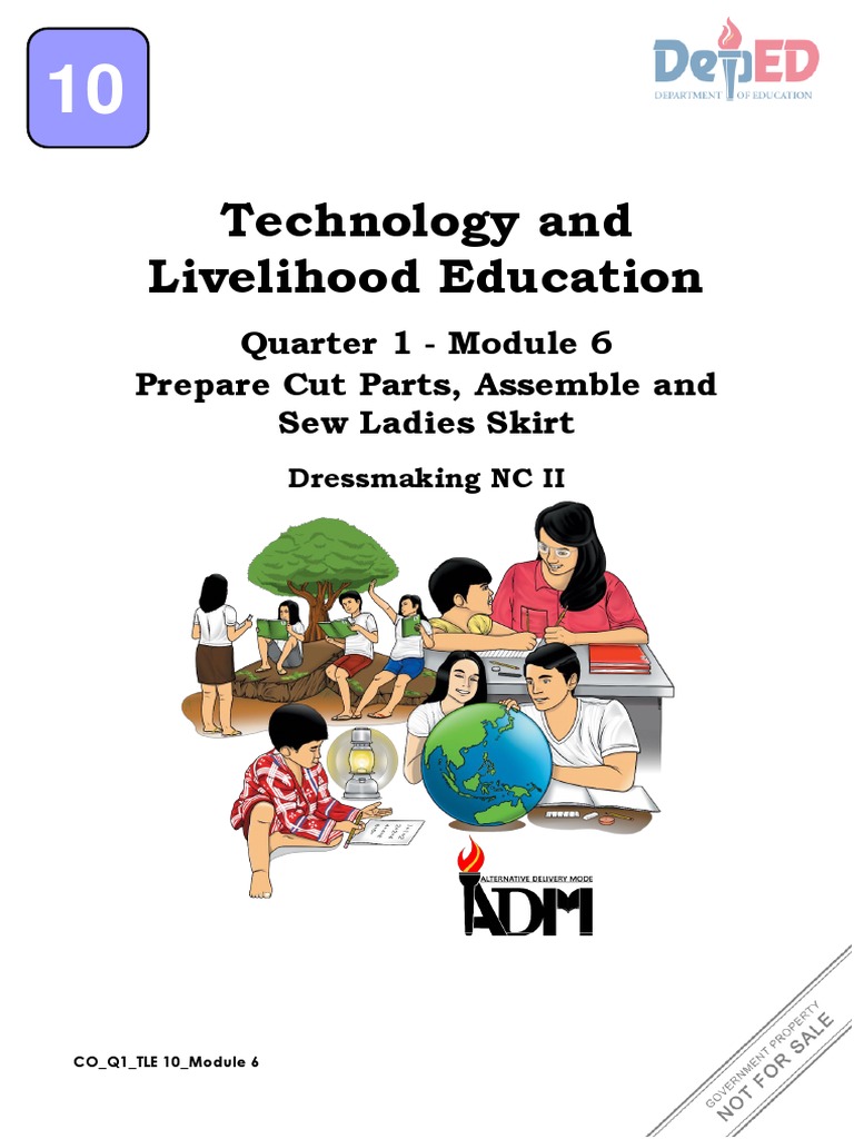 Technology and Livelihood Education: Quarter 1 - Module 6 Prepare Cut ...