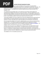 SSOP Guidelines for Food Safety | PDF | Sanitation | Safety