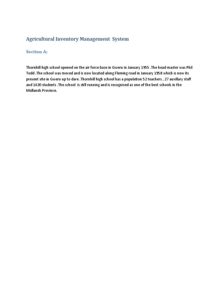 Agricultural Management System | PDF | Software | Computer File