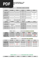 Pasta1 - Planilha de Aulas (Version 1) | PDF