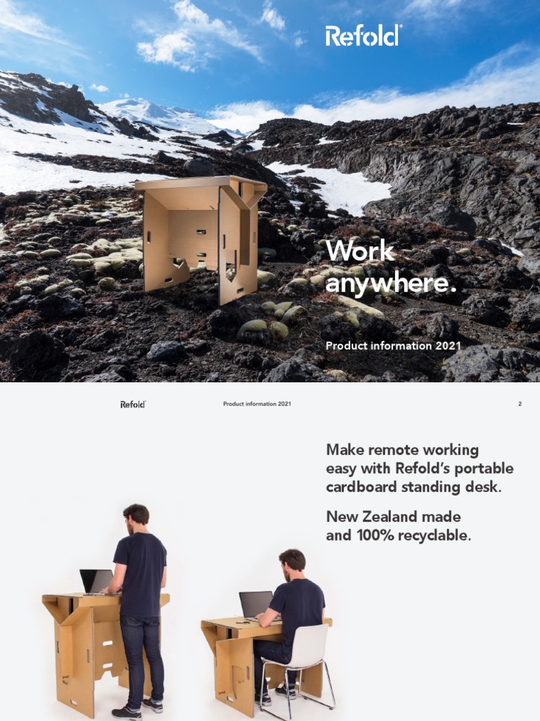 Refold Product Information 2021 | PDF | Desk | Office Equipment