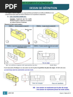 Exercice Projection Orthogonale Dessin Technique PDF | PDF | Dessin technique | Géométrie
