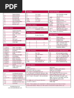 RegEx Cheat Sheet | PDF | Regular Expression | Naming Conventions