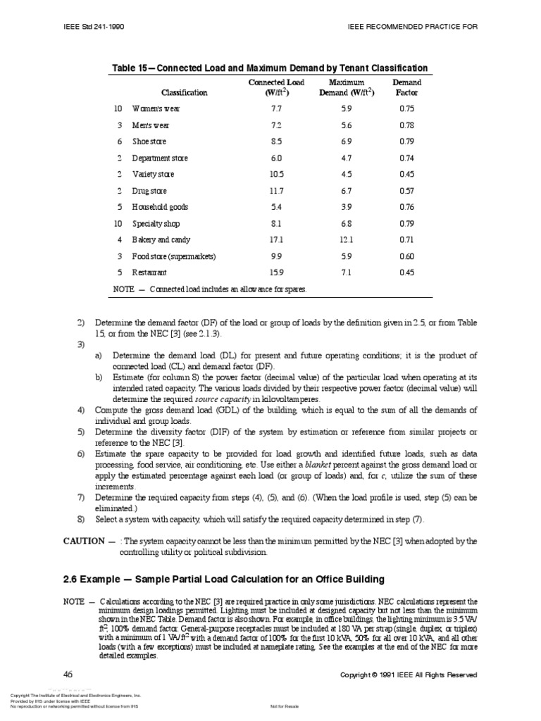 1.1 IEEE Load Estimation PDF | PDF