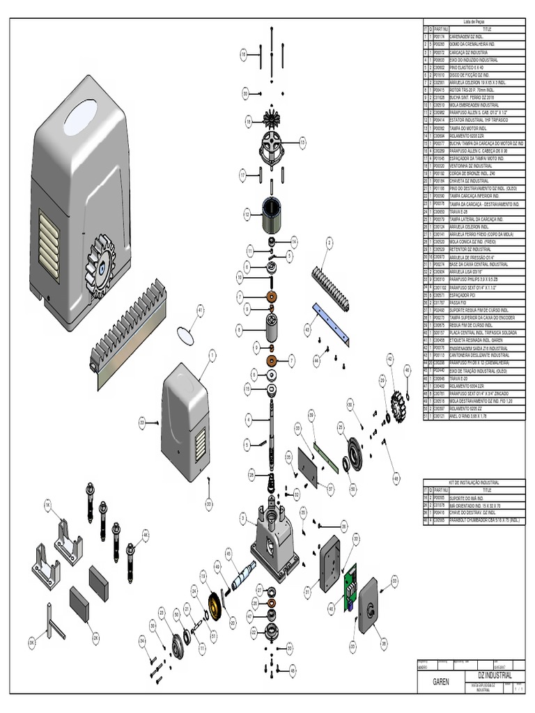 Vista Explodida Industrial (Antiga) | PDF