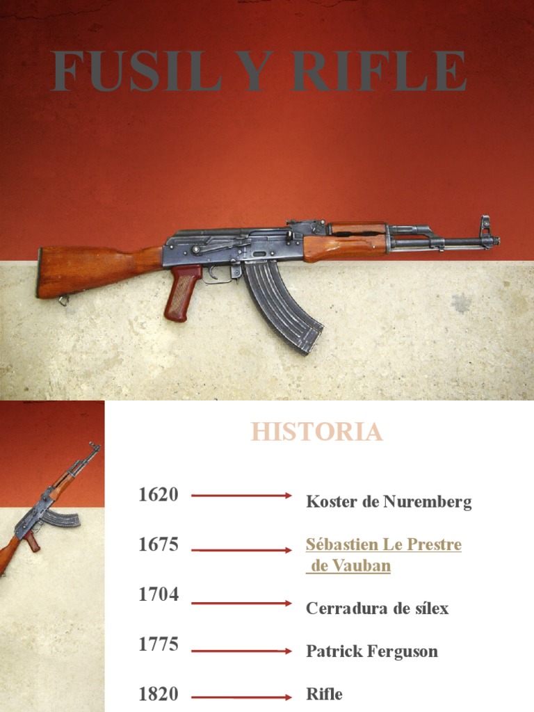 Historia y Tipos de Fusiles y Rifles | PDF
