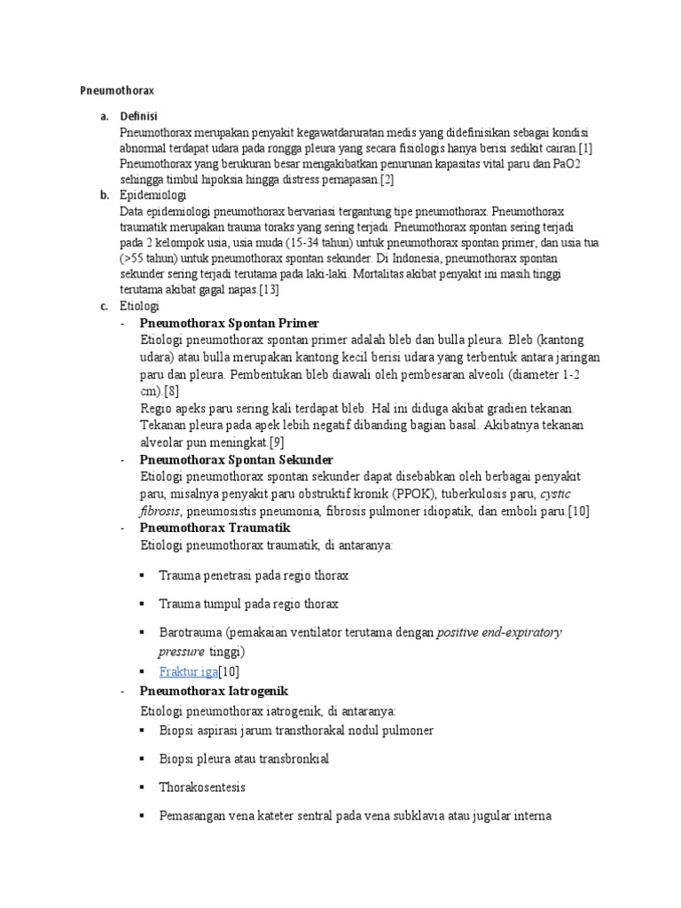 Pneumothorax 3A | PDF